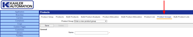 Maintaining Products in Terminal Management TMX